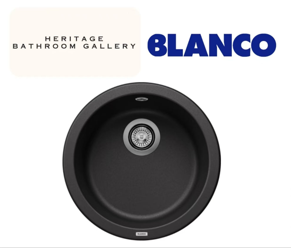 Blanco Rondo (Black) Top Mount Kitchen Sink – Heritage Bathroom Gallery