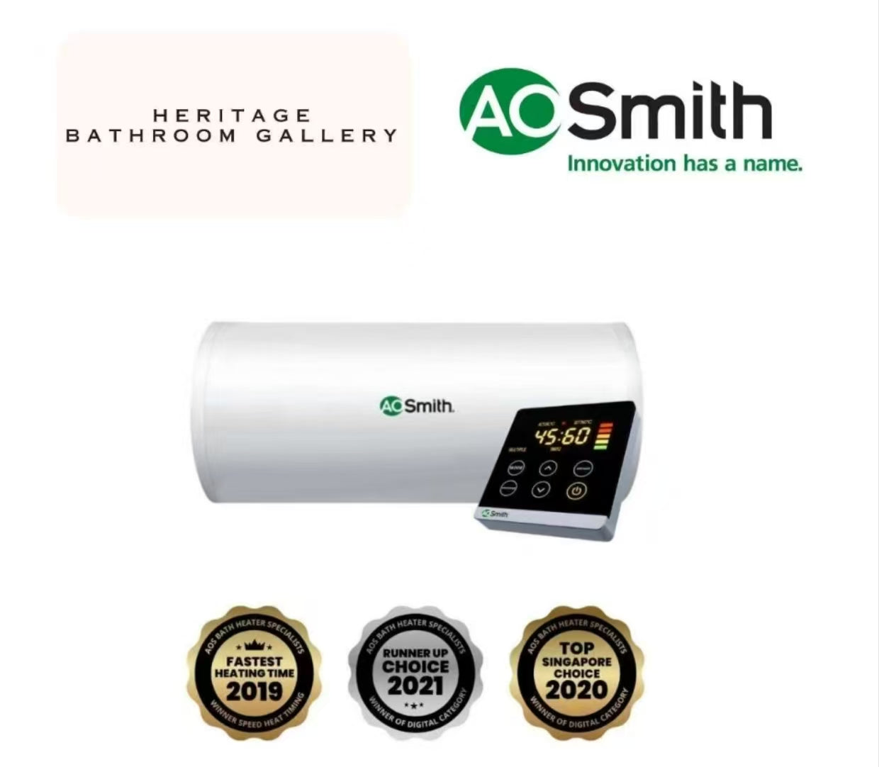 AOS Gen 6 DIGITAL SERIES STORAGE HEATER – Heritage Bathroom Gallery