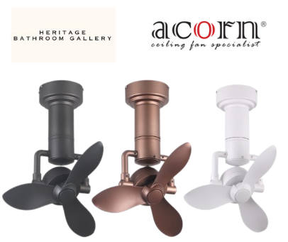 ACORN DC360 Series corner fan – Heritage Bathroom Gallery