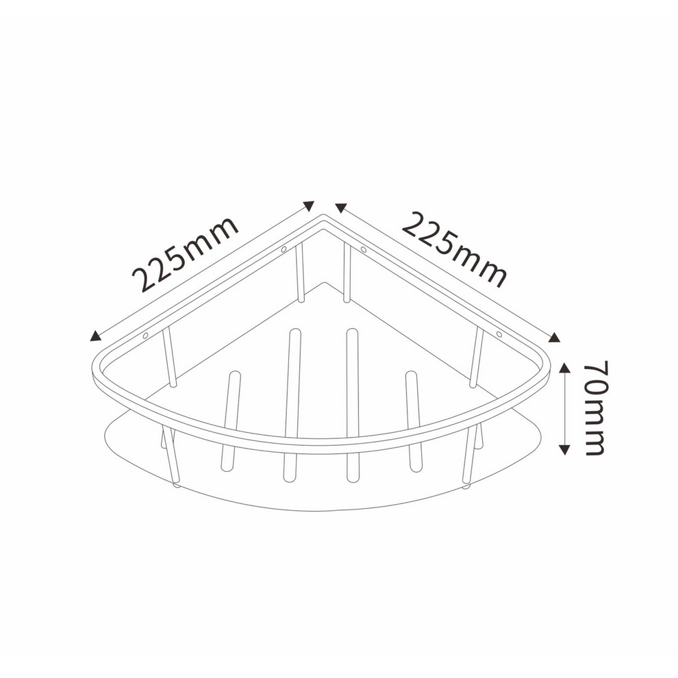 Aalto K3001 series corner basket – Heritage Bathroom Gallery