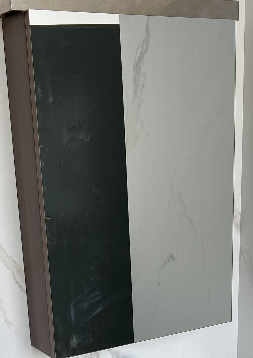 Esfera 50cm Mirror Cabinet (Black Forest) – Heritage Bathroom Gallery