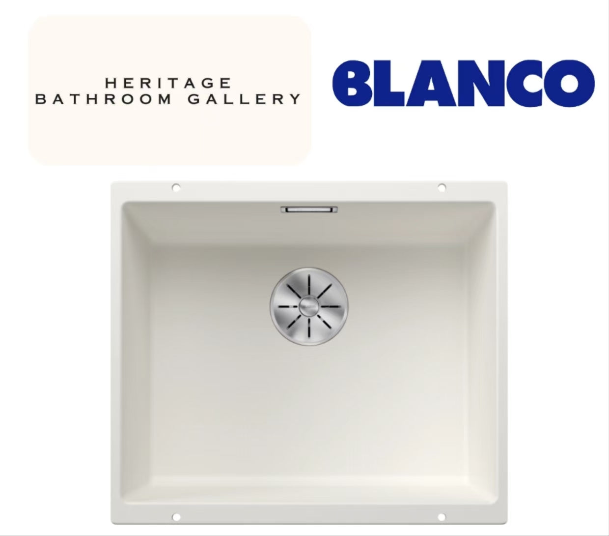 Blanco Subline 500-U Undermount Kitchen Sink – Heritage Bathroom Gallery